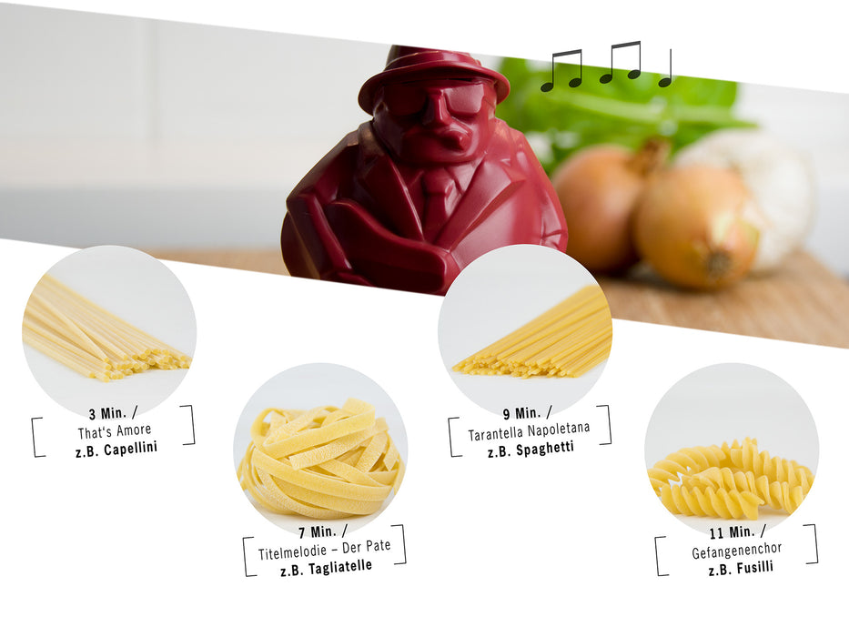 Brainstream Al Dente Singing Floating Pasta Timer, Red - eKitchenWorld.com