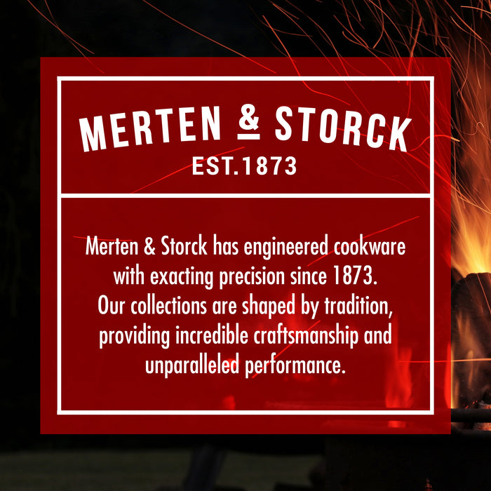 Merten & Storck Black Pre-Seasoned Carbon Steel 8-Inch Fry Pan, Black ...